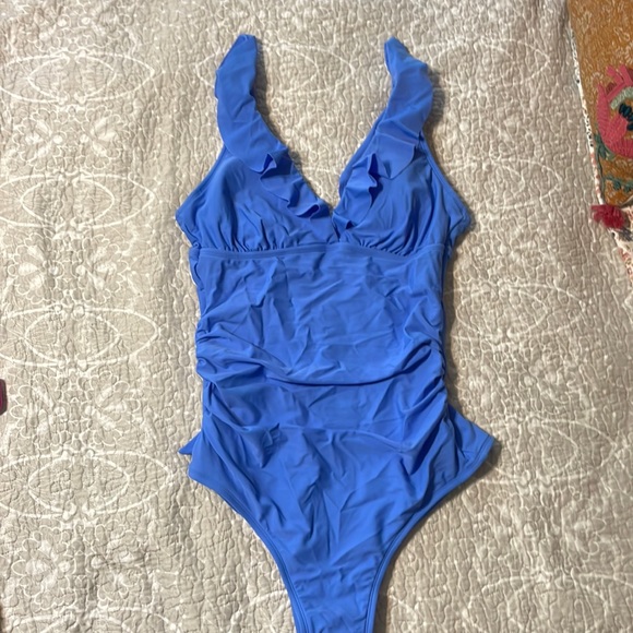 Kona Sol | Swim | Brand New Kona Sol Blue One Piece Bathing Suit With ...